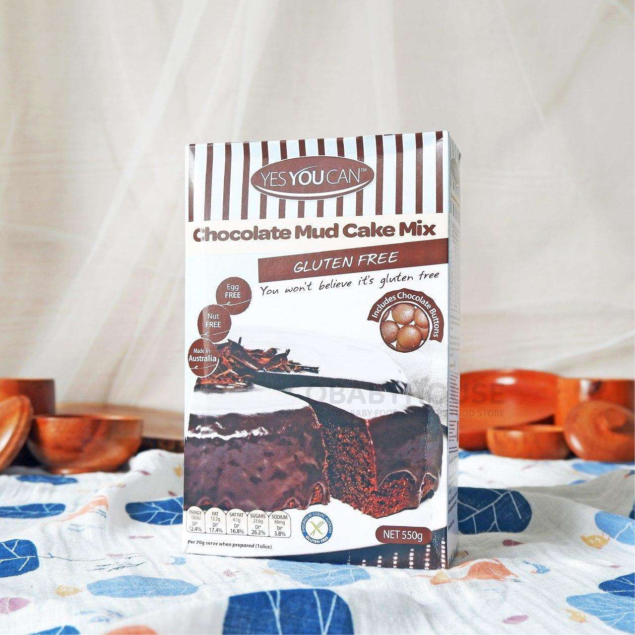 Yes You Can Chocolate Mud Cake Mix 550 gram - Obabyhouse