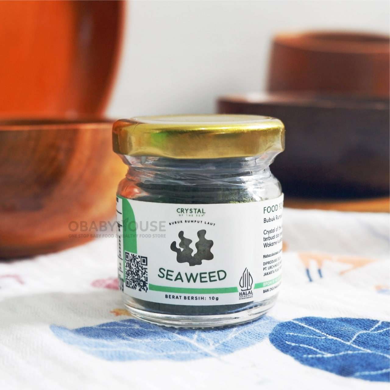 Crystal of the Sea Seaweed Powder / Bubuk Rumput Laut 10 gr (BPOM ...