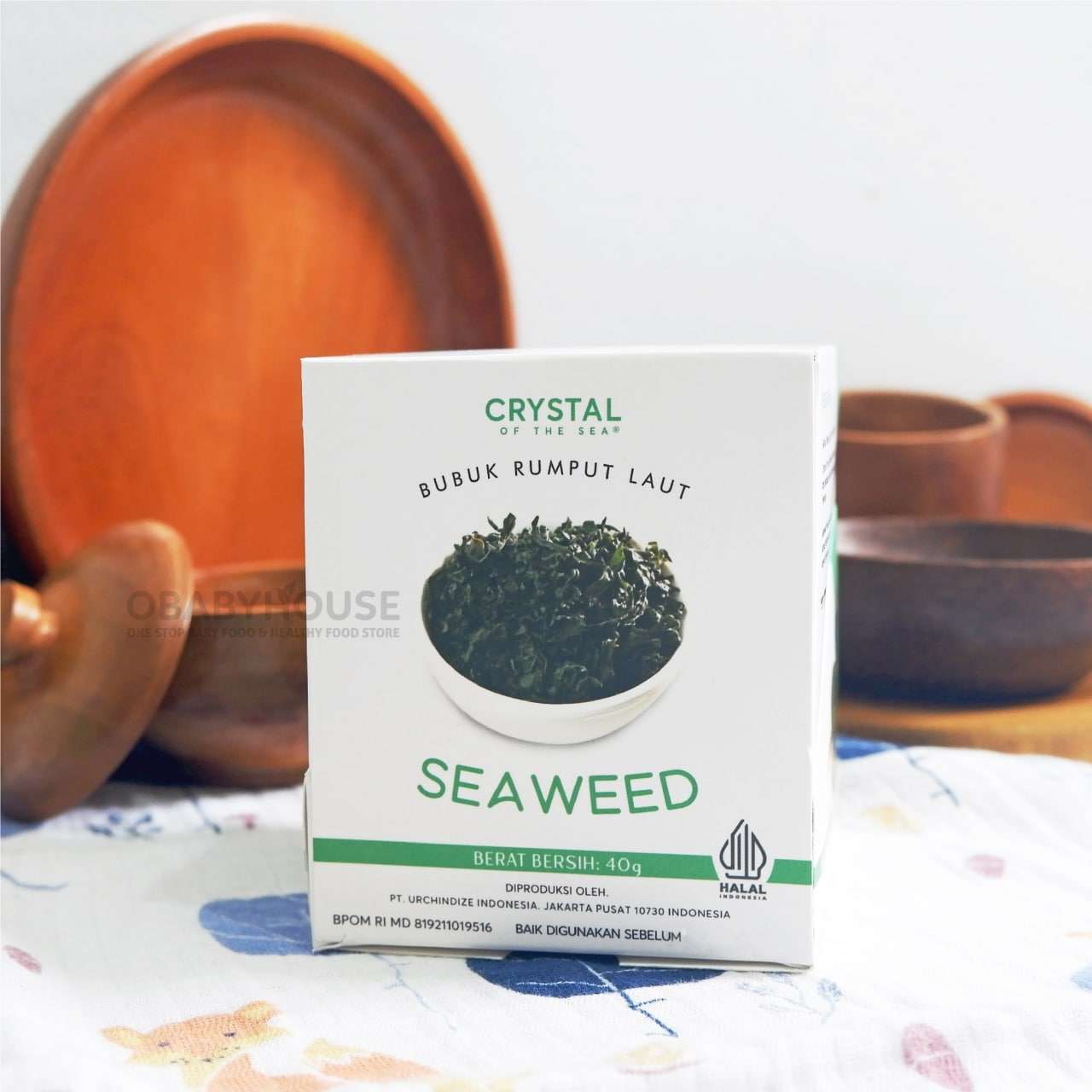 Crystal of the Sea Seaweed Powder / Bubuk Rumput Laut 40 gr (BPOM ...