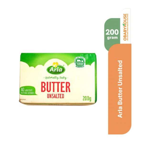 Arla Butter Unsalted 200 gr – Obabyhouse