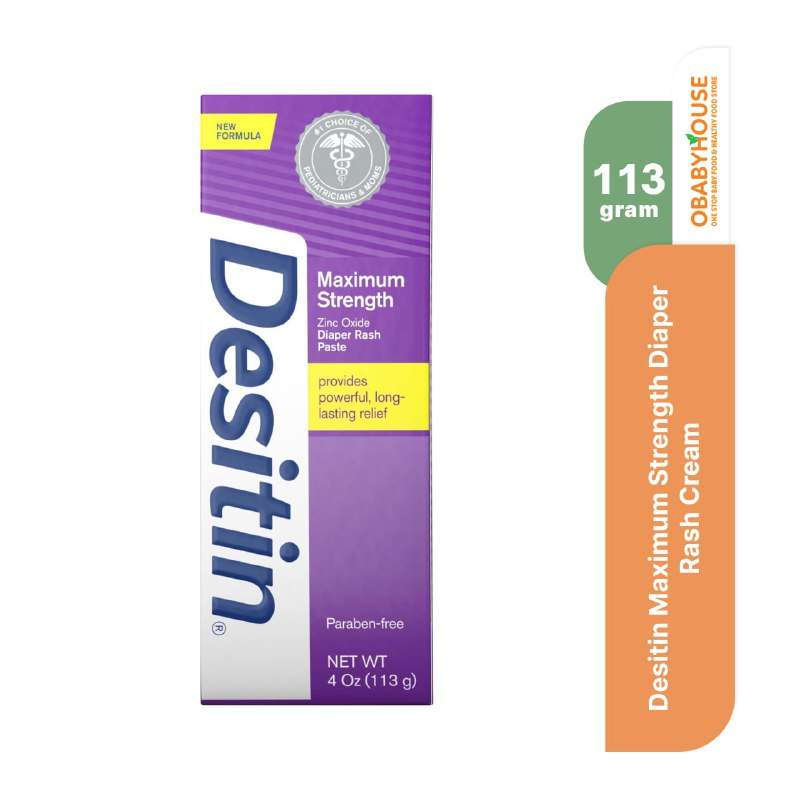 Desitin Maximum Strength Diaper Rash Cream 113 gr – Obabyhouse