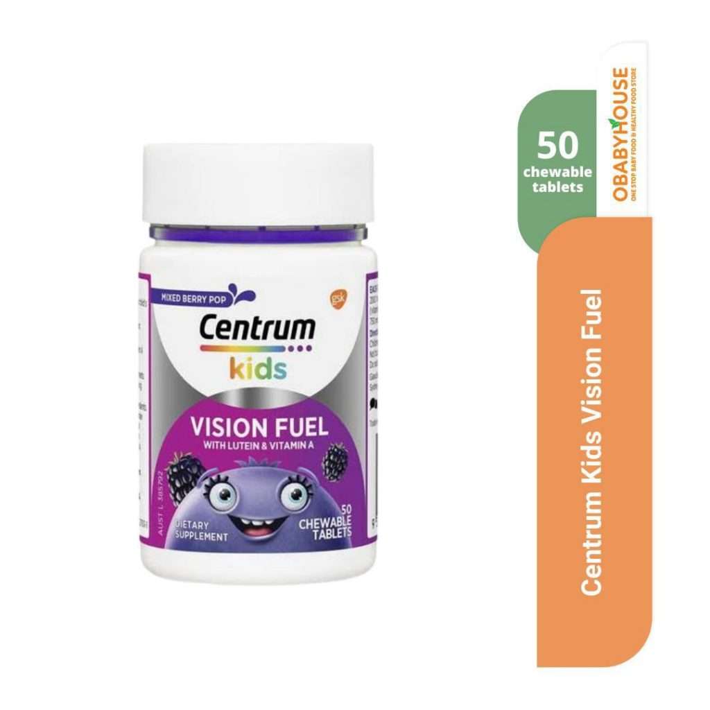 Centrum Kids Multivitamin 50 Chewable Tablets – Vision Fuel – Obabyhouse